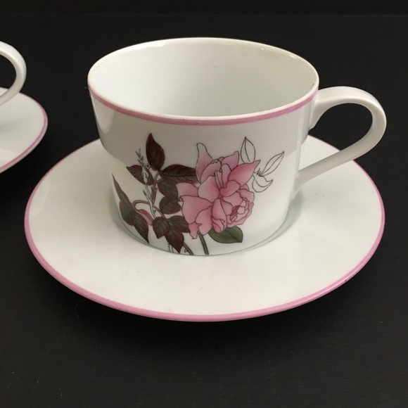 Block Spal | Dining | 2 Of 4 Block Spal Western Rose Teacup Saucer Sets ...
